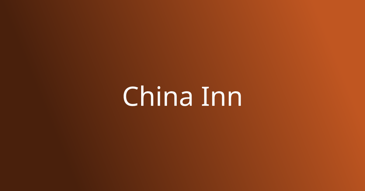 Order Authentic Chinese Online | China Inn - Pickup or Delivery Available